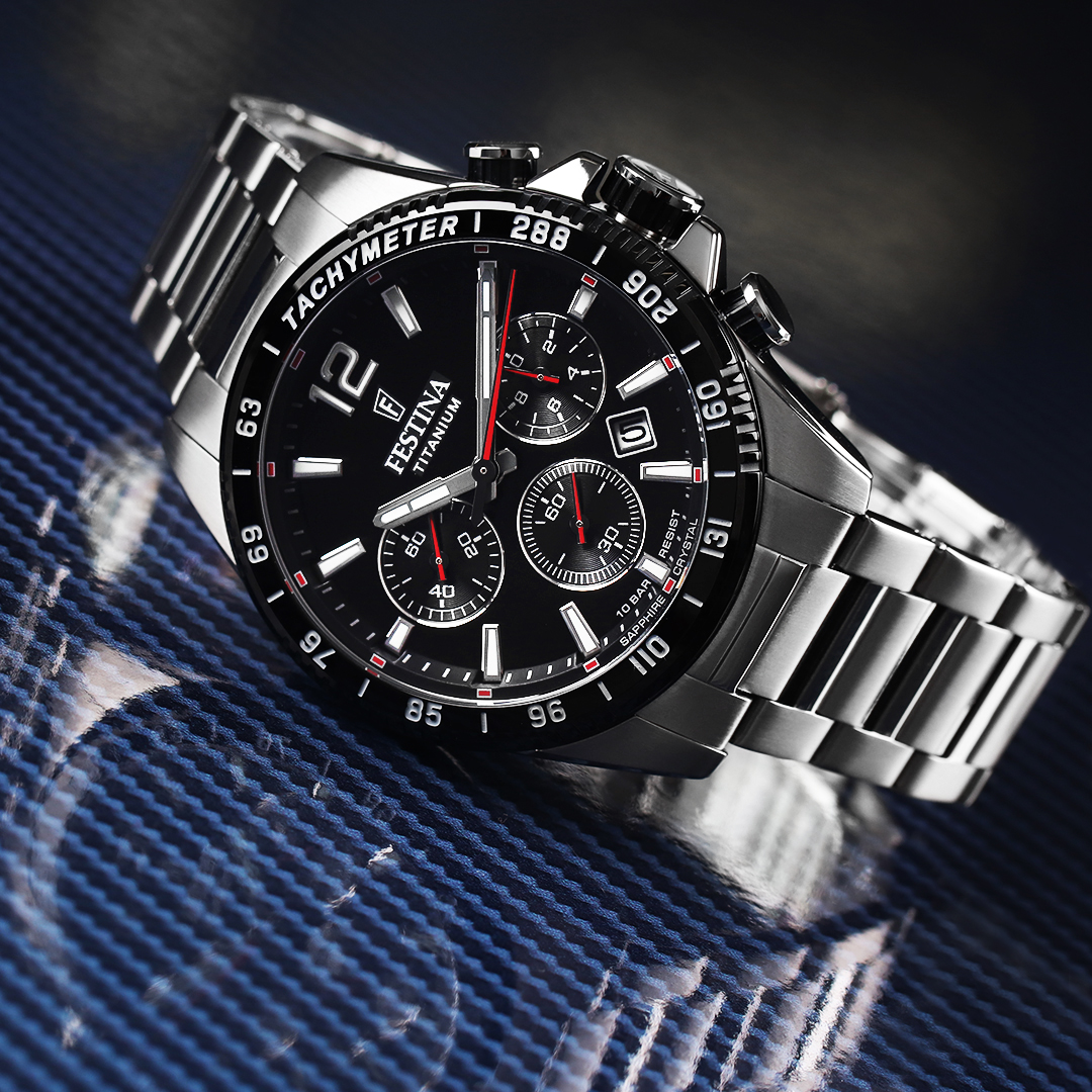 Festina Titanium Sport Chronograph – ľahké, elegantné, mužné