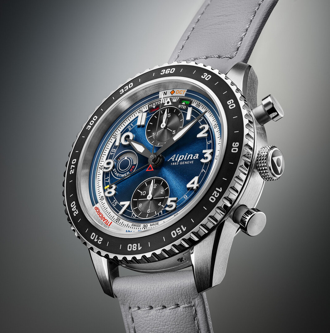 Alpina Startimer Pilot Automatic Chronograph AL-570NW4S46 IFR x Watch ...
